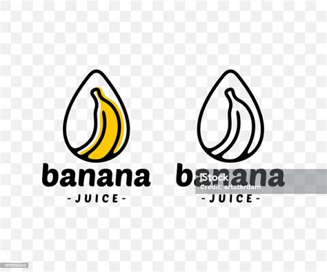 바나나 바나나 주스 바나나 한 방울 그래픽 디자인 과일 음료 음식 음료 육즙 및 음료 벡터 디자인 및 일러스트레이션 로고에 대한 스톡 벡터 아트 및 기타 이미지 Istock
