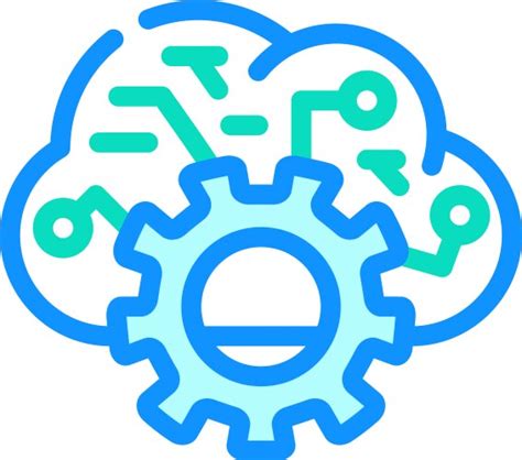 Erp Soft Blue Concept Icon Royalty Free Vector Image