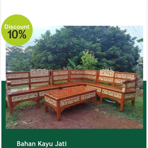 Jual Kursi Tamu Sofa Kayu Jati Jepara Terbaik Di Er Mki Furniture Kab