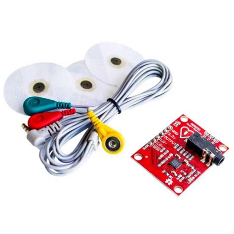Heart Rate Monitor Kit With Ad8232 Ecg Sensor Module Electra Store