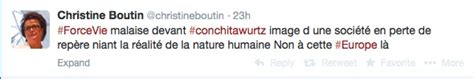 Eurovision Christine Boutin Outrée Par La Victoire Du Travesti