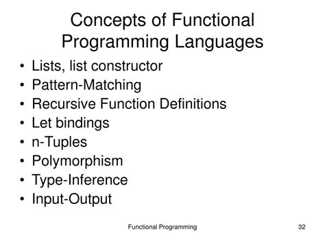 Ppt Introduction To The Calculus And Functional Programming