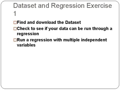 Multiple Regression Analysis Econometrics Lab Dataset And Regression