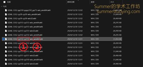 怎么安装Python的GDAL模块 使用whl文件 Summer的学术工作坊 怎么安装Python的GDAL模块 使用whl文件 Summer的学术工作坊