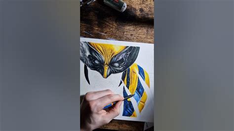 Drawing The Wolverine Pt4 Drawing Art Tutorial Sketch