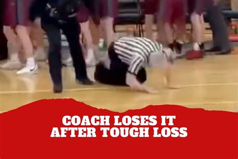 Michigan High School Coach Basketball Throws Garbage At Referee After