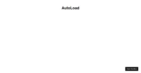 Autoload Codesandbox