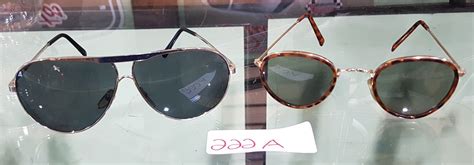 Two Pairs Vintage Aviator Style Sunglasses