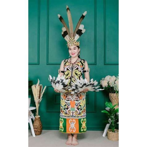 Jual PAKAIAN ADAT DAYAK DEWASA PEREMPUAN PAKAIAN ADAT DAYAK KENYAH