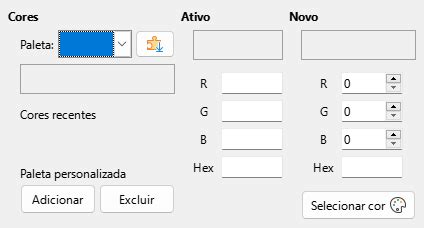 Paleta de cores em userform Função Excel