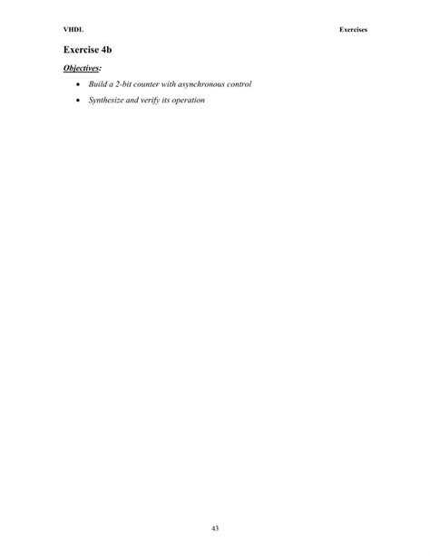 Pdf Step 2 Write The Code For A 2 Bit Counter With Asynchronous