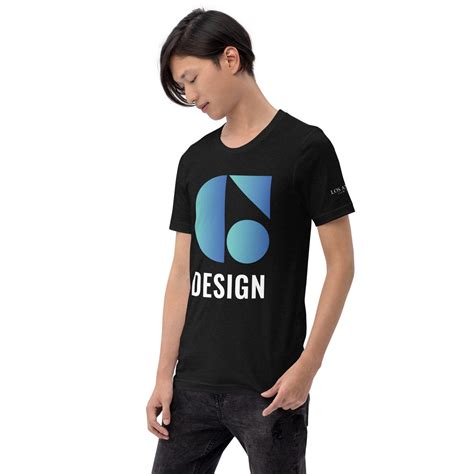 Graphic Design Unisex T Shirt Design A Blue Logo Lafs