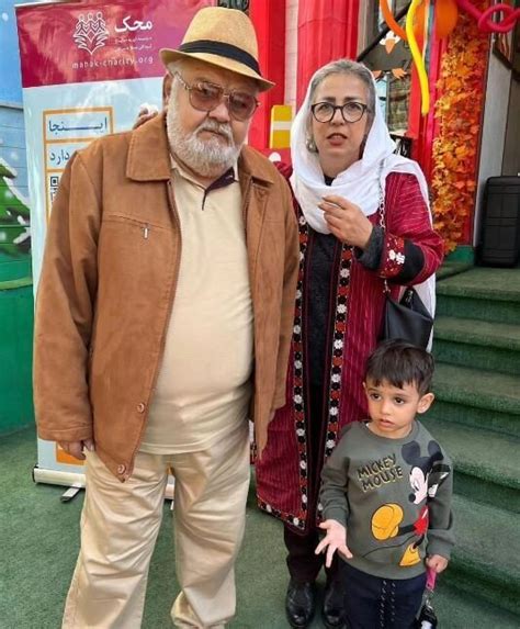 اکبر عبدی در کنار همسر زیبا و نوه بامزه اش عکس سلام نو