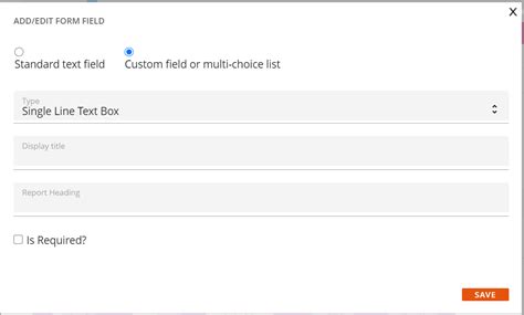 Registration Form Adding Form Fields