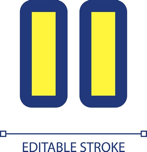 Pause Button Pixel Perfect RGB Color Ui Icon Music Player Playing Multimedia Simple Filled