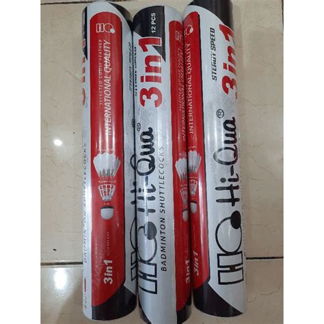 Jual Shuttlecock Kok Cock Bola Badminton Hi Qua 3in1 Original