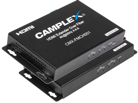 New Camplex 4k Hdmi Sfp Fiber Extender With Edid And Rs232 Sound