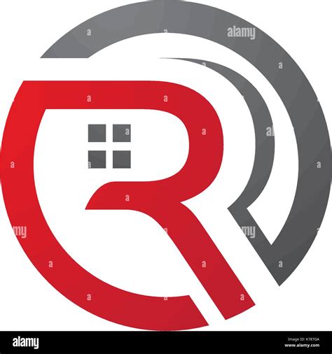 Real Estate Property And Construction Logo Design Stock Vector Image
