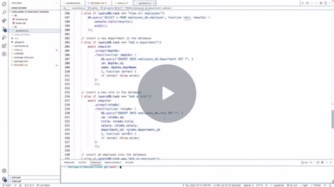 Github Tlcoleschallenge 12 Employee Tracker Part Of The Esmt Coding Boot Camp The