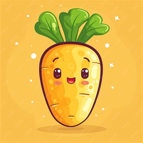 Premium Photo Cute Parsnip Jump Cartoon Vector Icon