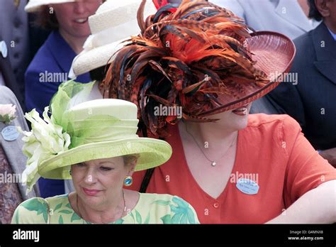 Race Fans At Ascot Race Course On The Second Day Of The Royal Race