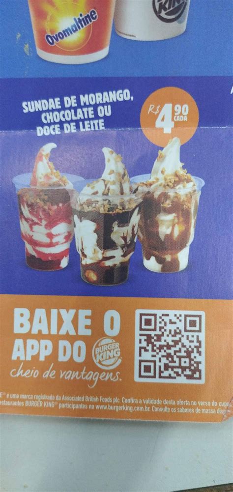 Menu At Burger King Restaurant Curitiba BR 116 10000
