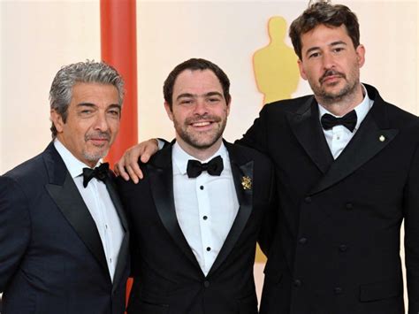 Premios Oscar 2023 Ricardo Darín Santiago Mitre y Peter Lanzani los