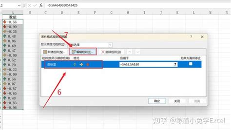 数据增减可视化：excel升降箭头怎么设置？ 知乎