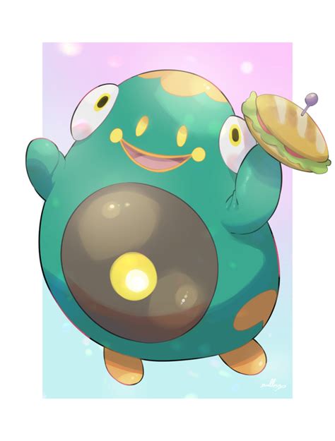 Safebooru Arms Up Artist Name Bellibolt Black Eyes Blue Background