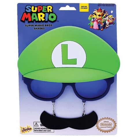 Sunstache Luigi Mario Bros Sunstache Costume Costume Medium Frys
