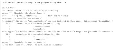 solved you must have a working linkedlist data structure we