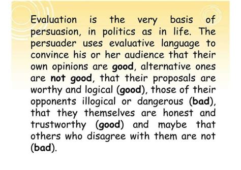 Evaluative Language Ppt