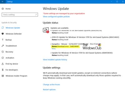 Windows Update Error X Or X Fix