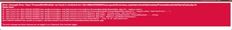 URGENT Installed ProcessHannaCode Module And The Site Went Down