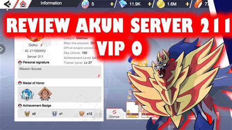 POKEVERSE WORLD REVIEW AKUN SERVER 211 VIP 0 YouTube