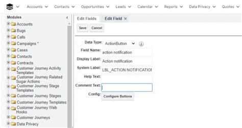 Action Buttons In Sugarcrm How To Configure It