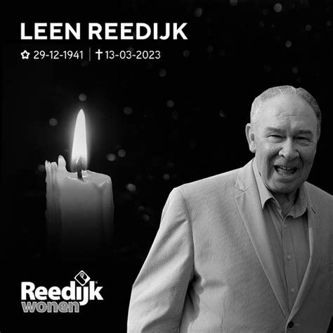 Leen Reedijk 81 Oud Directeur Reedijk Wonen Overleden Interior
