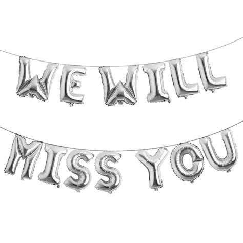 Buy Farewell Party Decorations Supplies We Will Miss You Balloon Banner