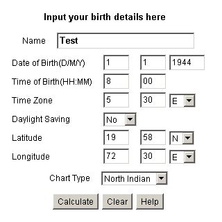 Free Online Vedic Astrology Birth Chart Calculator You Can See Birth Chart Planets With