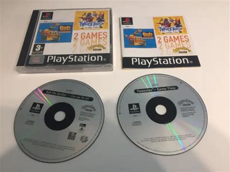 Bob The Builder Can We Fix It And Tweenies Game Time 2 Games Ps1 £719