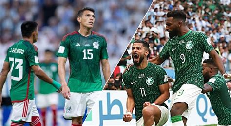 Por el pase o fracaso Cuándo y dónde ver México vs Arabia Saudita