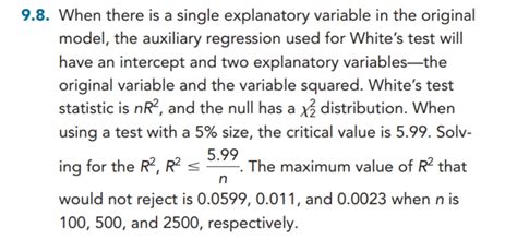 Solved 98 In A Model With A Single Explanatory Variable