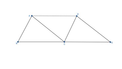 if triangle a b c cong triangle d c e and b c e prov quizlet