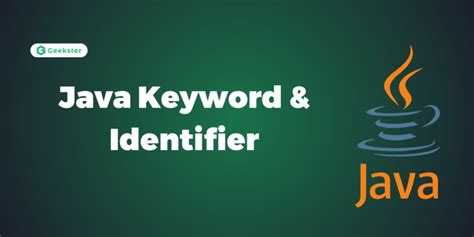 identifiers in java with example