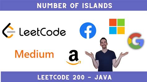 Number Of Islands Java Leetcode Solution 200 Youtube