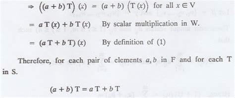 The Matrix Representation Of A Linear Transformationn