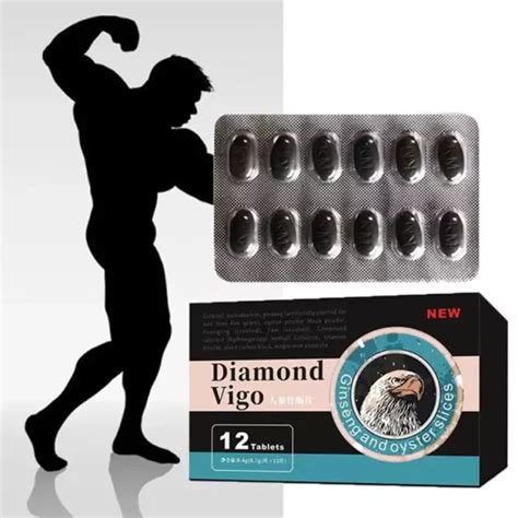 Diamond Vigo Supplement For Men Energy Boost And Vitality 12 Tablets