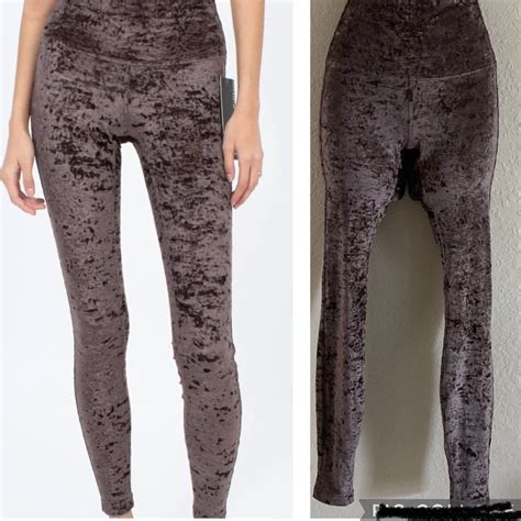 Lululemon Wunder Lounge Velvet Leggings Gem