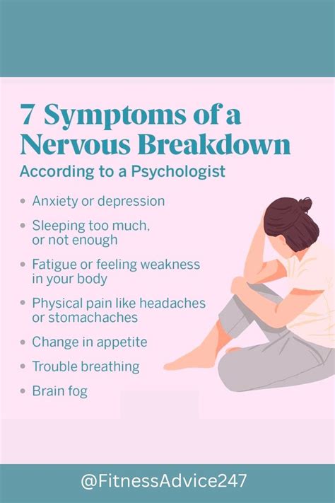 7 Symptoms Of A Nervous Breakdown💖