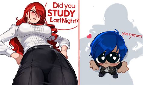 Neggoartz Kirijou Mitsuru Yuuki Makoto Persona Megami Tensei Persona Persona Persona